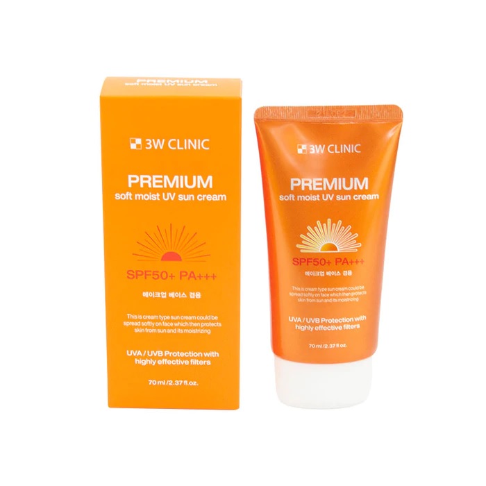 3wClinic Premium Soft Moist UV Sun Cream SPF 50+ PA+++ Revie