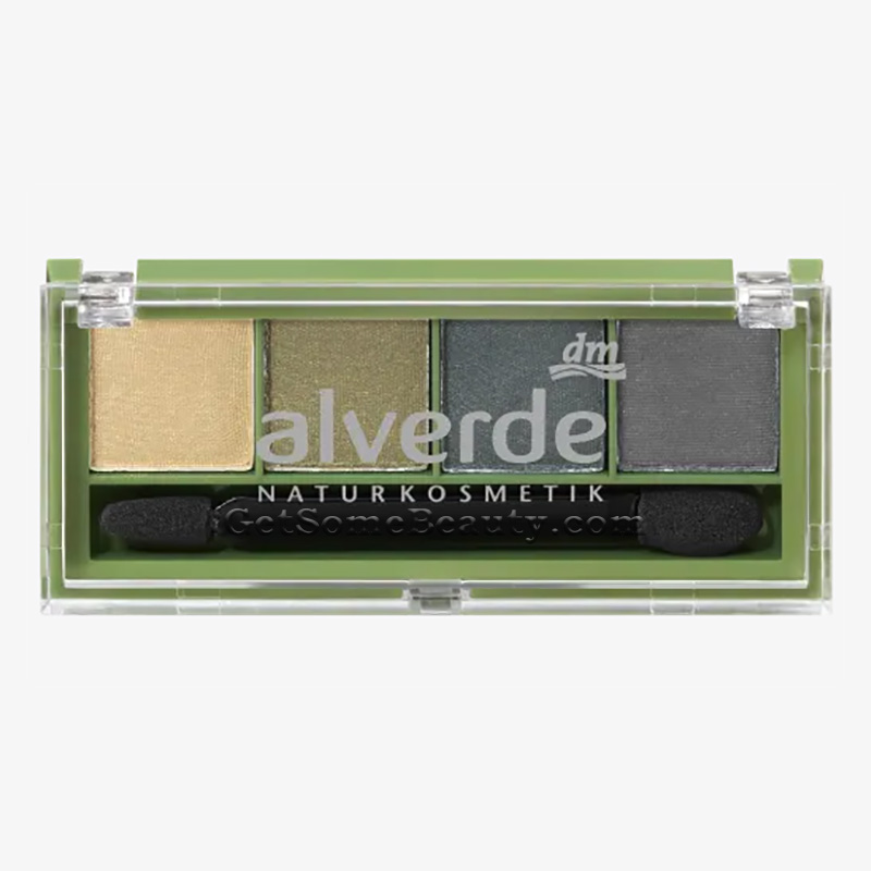 Alverde Naturkosmetik Eye Shadow Palette 85 Galactic Green R