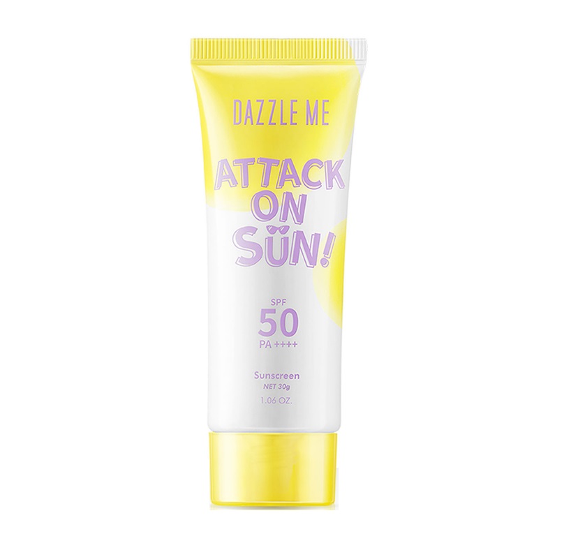 Dazzle Me Attack on Sun! Sunscreen SPF 50 PA +++ Reviews & I