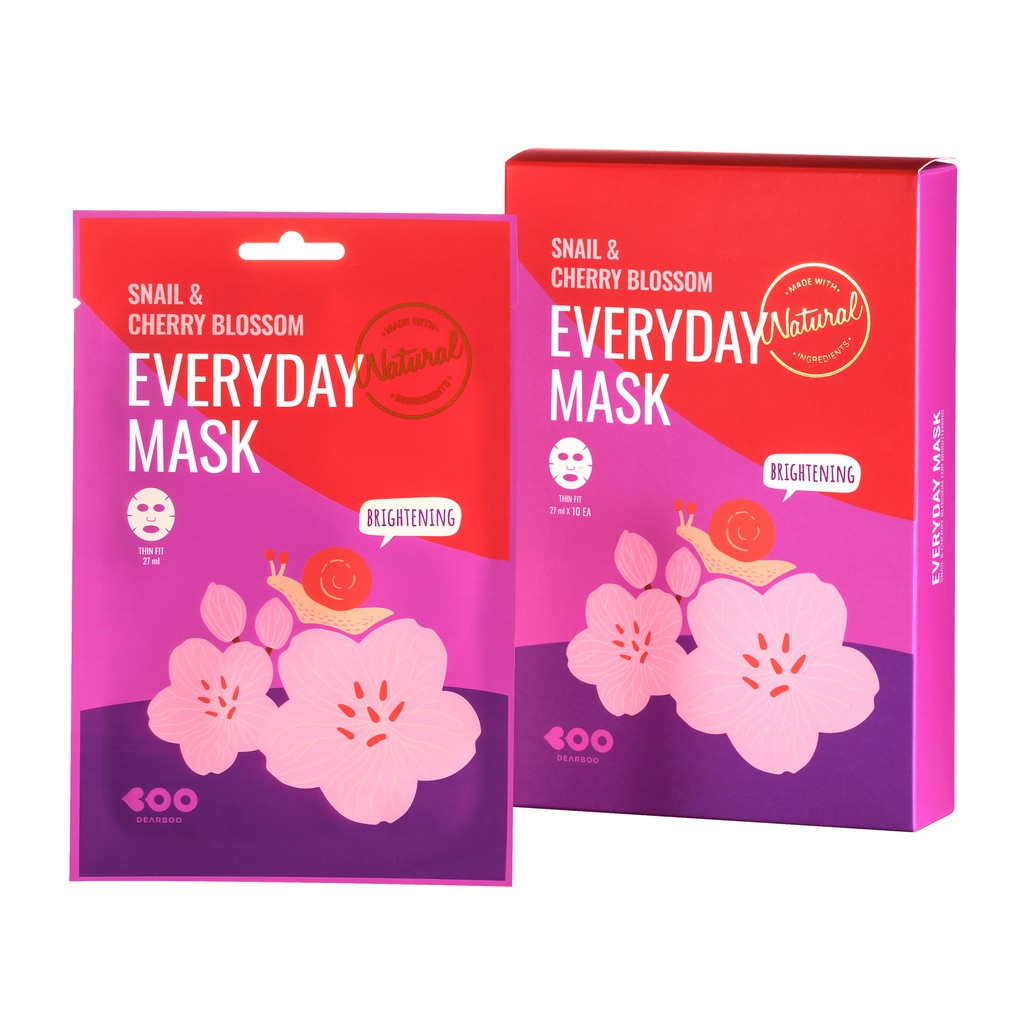 Snail & Cherry Blossom Everyday Mask | Best Korean Skincare