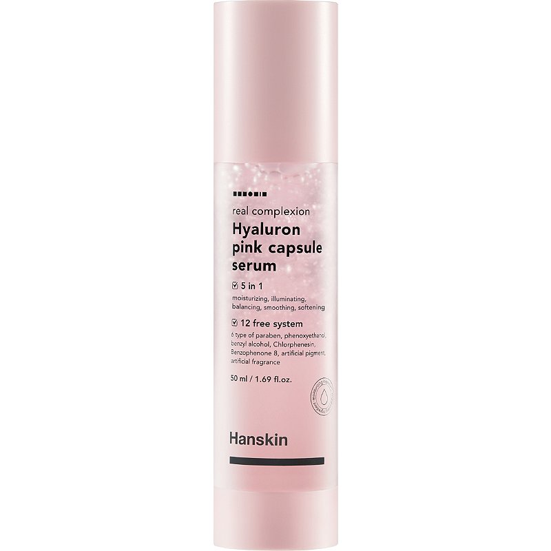 HANSKIN Hyaluron Pink Capsule Serum Reviews & Ingredients