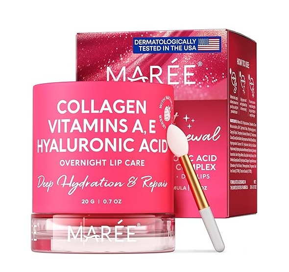 Marée Collagen, Vitamins A, E & Hyaluronic Acid Overnight Li
