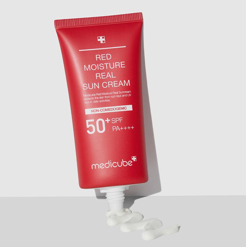Red Moisture Real Sun Cream SPF 50+ PA++++ | Best Korean Sk