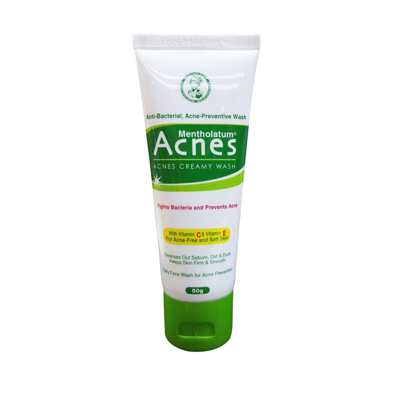Mentholatum Acnes Creamy Face Wash Reviews & Ingredients