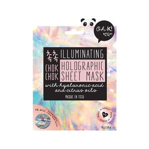 Chok Chok Illuminating Holographic Sheet Mask with Hyaluroni