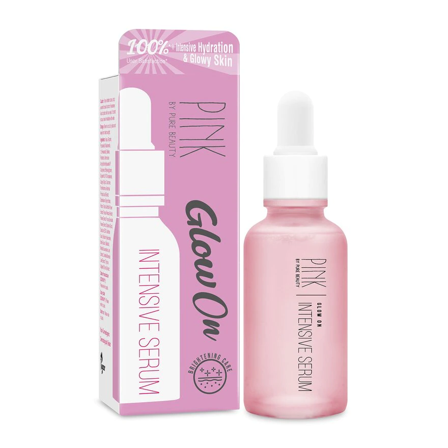 PINK by Pure Beauty Glow On Intensive Serum Reviews & Ingred