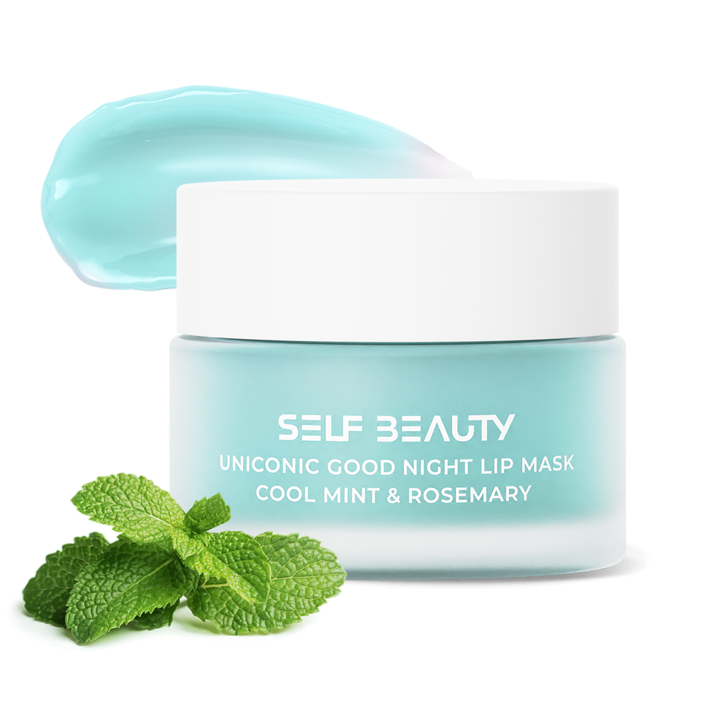 Uniconic Good Night Cooling Relief Lip Mask - Cool Mint & Ro