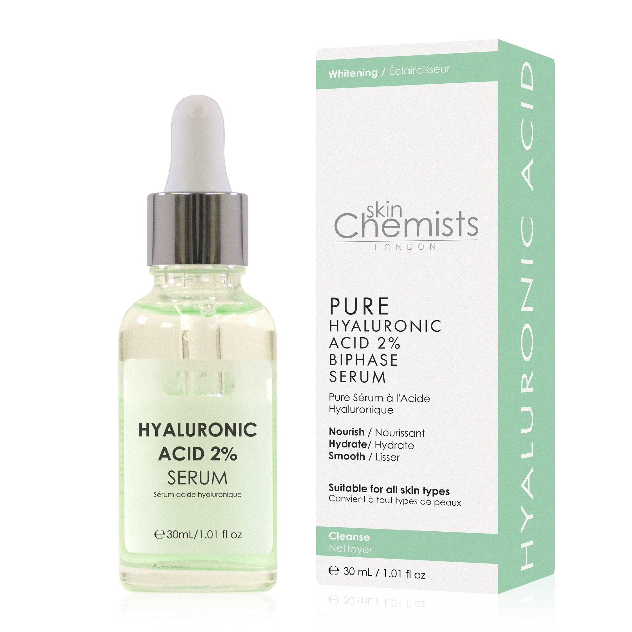 SkinChemists - Pure Hyaluronic Acid 2% Biphase Serum | Best