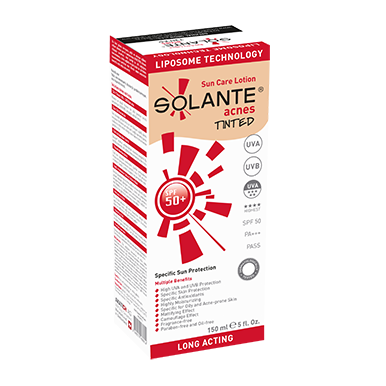 Solante - Acnes Tinted Sunscreen SPF 50+ | Best Korean Skinc