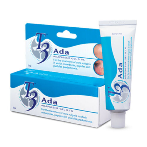 T3 Ada Gel (Adapalene 0.1% Gel) Reviews & Ingredients