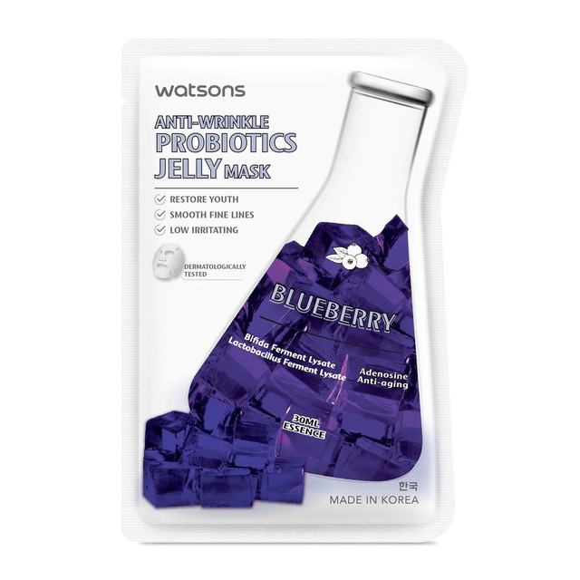 Anti-Wrinkle Probiotics Jelly Mask - Blueberry | Best Korean