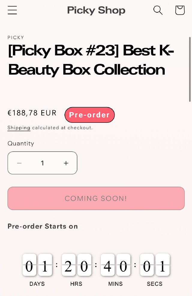 PICKY BOX PRICE | Other