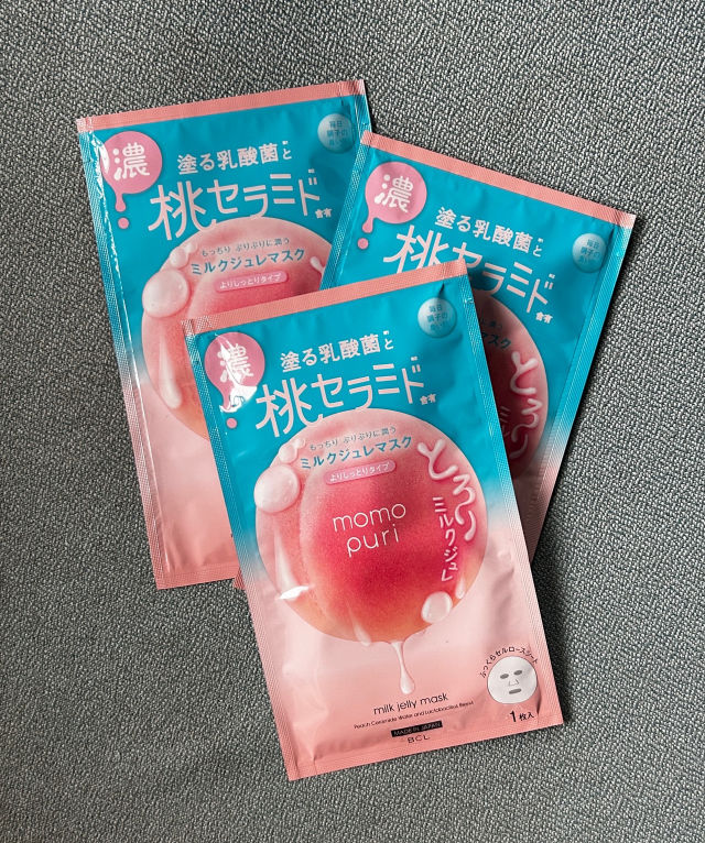 Momo Puri Peach Milk Jelly Mask | Best Korean Skincare | Pic