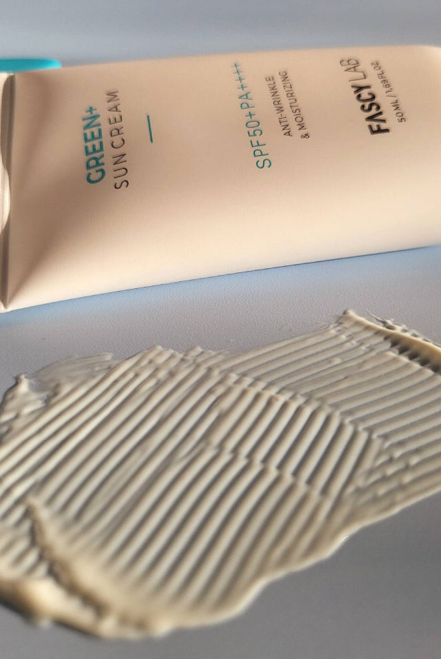 FASCY Lab Lab Green+ Sun Cream SPF 50+ PA++++ Reviews & Ingr