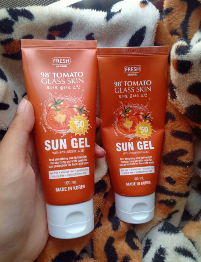 Fresh Skinlab Tomato Glass Skin Sun Gel SPF 50 Reviews & Ing