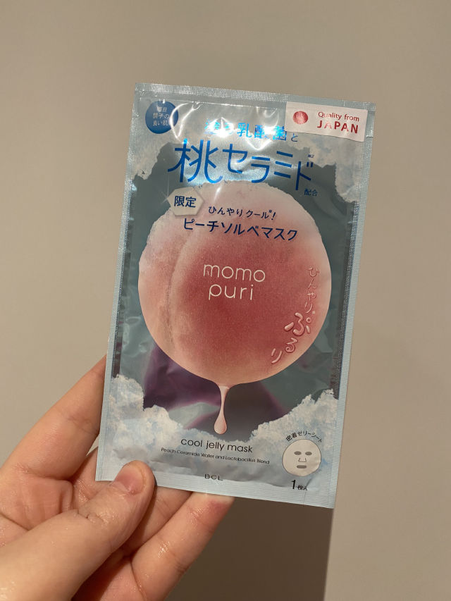 Momo Puri Peach Milk Jelly Mask | Best Korean Skincare | Pic