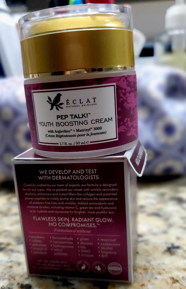 Eclat Pep Talk! Youth Boosting Cream Reviews & Ingredients