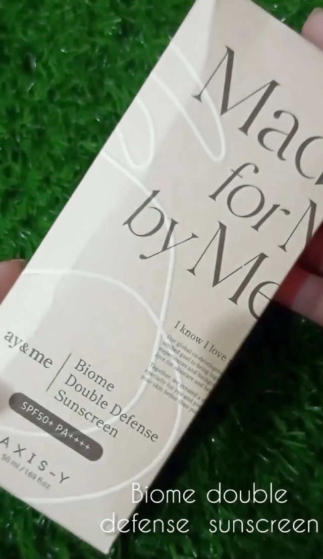 Biome Double Defense Sunscreen SPF50+ PA++++ - Shbana User R